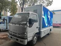 China ISUZU Full Color Outdoor LED Display Advertising Van Mobile Cinema Billboard Truck for sale
