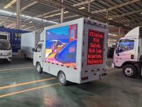 China Foton Mini LED Outdoor Van Mobile Advertising Mobile Stage Billboard Truck for sale
