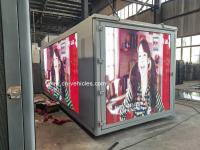 China Chengli 16FT 18F 3 Sided LED Screen Advertising Van Customized Mobile LED Display Box for sale