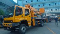 China Isuzu Manlift Truck Full Driver 34 Meter Aerial Work Platform Truck for sale