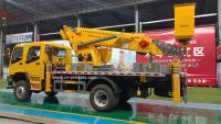 China Isuzu Manlift Truck Full Driver 34 Meter Aerial Work Platform Truck for sale