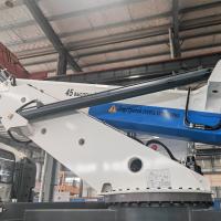 China ISUZU Giga 45 Meter New Aerial Work Bucket Boom Lift Platform Bridge Inspection Truck for sale