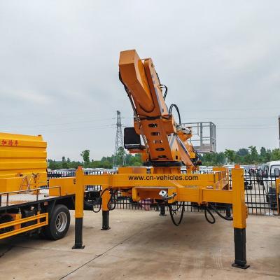 China High Altitude Operation Working Aerial Bucket Platform Trucks 45m Body for sale