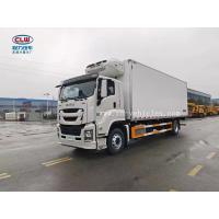China ISUZU Giga Thermo King Freezer Refrigerated Refrigerator Truck With Hydraulic Gate for sale