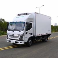 China Foton Electric Refrigerator Truck for Food Transport Light Truck with Euro 3 Emission for sale