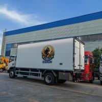China HOWO ThermoKing Refrigerator Refrigerated Van Freezer Reefer Box Transport Food Cooling Truck for sale