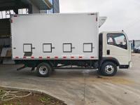 China HOWO 4X2 4M Poultry Livestock transportation chick duckling piglet young baby constant temperature Truck for sale