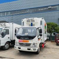 China Foton 4x2 day old baby chicken transport truck Plastic frp day old chicken truck for sale
