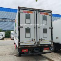 China Foton 4x2 day old baby chicken transport truck Plastic frp day old chicken truck for sale