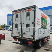 China Foton 4x2 day old baby chicken transport truck Plastic frp day old chicken truck for sale