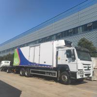 China HOWO Carrier Frozen Meat Transport Refrigerated Freezer Refrigerator Van Refrigeration Units Vehicle for sale