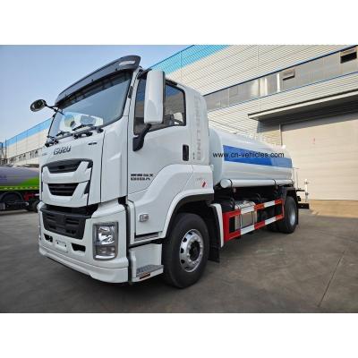 China ISUZU Giga 240HP Water Tank Tanker Sprinkler Bowser Spray Cleaning Truck for sale
