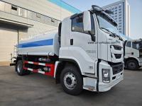 China ISUZU Giga 240HP Water Tank Tanker Sprinkler Bowser Spray Cleaning Truck for sale
