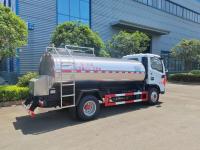 China Dongfeng DFAC Stainless Steel Tanker Truck 5000 Liters Milk Tanker Truck for sale