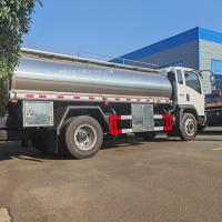 China HOWO Fresh Milk Water Transport Truck 10000L 20000L Stainless Steel Water Tanker for sale