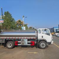 China HOWO Fresh Milk Water Transport Truck 10000L 20000L Stainless Steel Water Tanker for sale