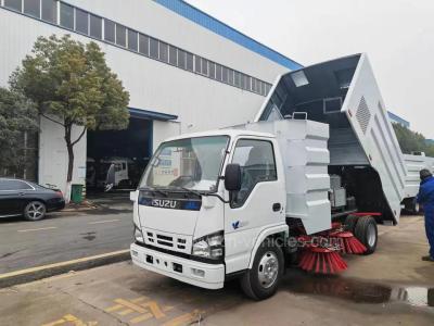 China ISUZU 7cbm Diesel Road Street Sweeper Sweep Sweeping Vacuum Cleaner Cleaning Truck for sale