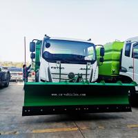 China Foton Aumark Vacuum Road Sweeper Truck With Snow Remover for sale