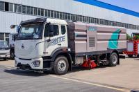 China HOWO Road Sweeper Truck Self Propelled High Pressure Street Sweeper Vacuum Truck for sale