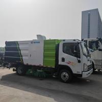 China FAW RHD Road Street Washing And Sweeping High Pressure Cleaning Sweep Sweeper Truck for sale