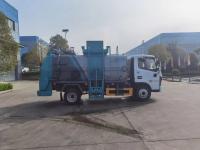 China Dongfeng Kitchen Garbage Truck Trash Compactor Garbage Transport Truck for sale
