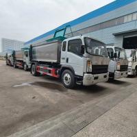 China HOWO Automated Side Load Garbage Truck Medical Waste Collection Truck for sale