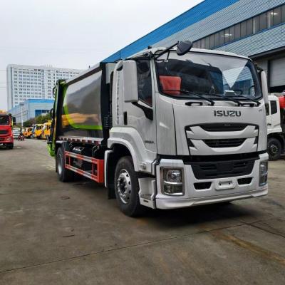 China ISUZU Giga 4X2 Garbage Compactor Refuse Transport  Compression Garbage Truck for sale