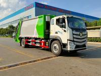 China Foton 20cbm Diesel Fuel Rear Loader Garbage Compactor Refuse Collection Truck for sale
