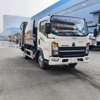 China HOWO Waste Removal Compressor Compression Compressed Basement Garbage Truck for sale