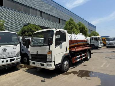 China HOWO RHD Vacuum Fecal Sewage Suction Sewer Tank Tanker Sludge Cleaning Truck for sale