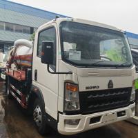 China HOWO RHD Vacuum Fecal Sewage Suction Sewer Tank Tanker Sludge Cleaning Truck for sale