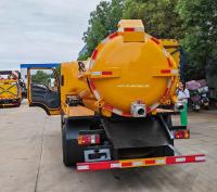 China ISUZU 130HP 10cbm mobile sewage suction vehicle vacuum tank slurries sludges sewer sewage suction truck for sale