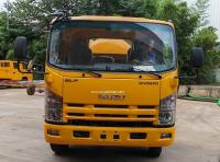 China ISUZU 130HP 10cbm mobile sewage suction vehicle vacuum tank slurries sludges sewer sewage suction truck for sale