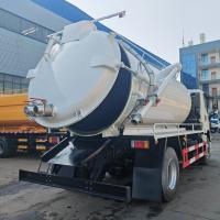 China ISUZU Sewage Suction Truck 15000L Vacuum Sewage Tanker Truck For Industrial Waste for sale