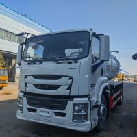 China ISUZU Sewage Suction Truck 15000L Vacuum Sewage Tanker Truck For Industrial Waste for sale
