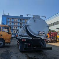 China ISUZU Sewage Suction Truck 15000L Vacuum Sewage Tanker Truck For Industrial Waste for sale