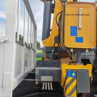 China Dongfeng 8 Tonne Telescopic Boom Truck Crane 180KW 245HP Hydraulic Mobile Crane Truck Mounted for sale