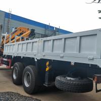 China Shacman X3000 Gsqz430 Folding Crane Truck 12ton Mobile Construction Boom Crane for sale