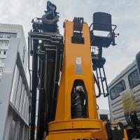 China Shacman X3000 Gsqz430 Folding Crane Truck 12ton Mobile Construction Boom Crane for sale