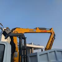 China ISUZU Kv600 Lorry Mini Truck Mounted Crane Lqs78A Telescopic Knuckle Boom Crane for sale