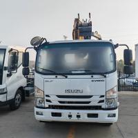 China ISUZU Kv600 Lorry Mini Truck Mounted Crane Lqs78A Telescopic Knuckle Boom Crane for sale