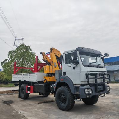 China North Benz 6.3 Ton Sq6.3zk2q Knuckle Boom Crane Truck Mounted Manipulator Crane for sale