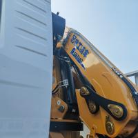China FAW RHD 340HP Cargo Hydraulic Truck Mounted SQZ160 8Ton Mobile Manipulator Knuckle Boom Crane for sale