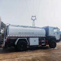 China HOWO 4*4 Full Driver Mobile Oil Fuel Jet Tanker Truck  for sale