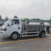 China Dongfeng 2cbm Mini Captain Diesel and Gasoline Fuel Dispenser Truck for sale
