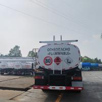 China Dongfeng 17000Liter Diesel Dispenser Fuel Bower Tanker Tank Delivery Truck for sale