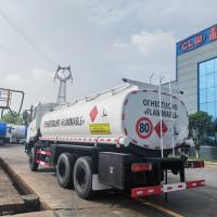 China Dongfeng 17000Liter Diesel Dispenser Fuel Bower Tanker Tank Delivery Truck for sale