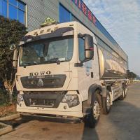 China Sinotruk HOWO Fuel Tanker Truck 12 Wheel 20000L Aluminum Alloy Fuel Transport Truck for sale