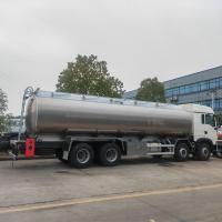 China HOWO Euro 6 8X4 31cbm Heavy Fuel Tanker Truck Aluminum Alloy Diesel Bowser Tanker for sale
