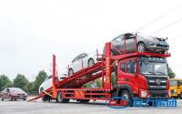 China Dongfeng 4X2 One Drive Five Car Carrier Flatbed Wrecker Towing Truck for sale